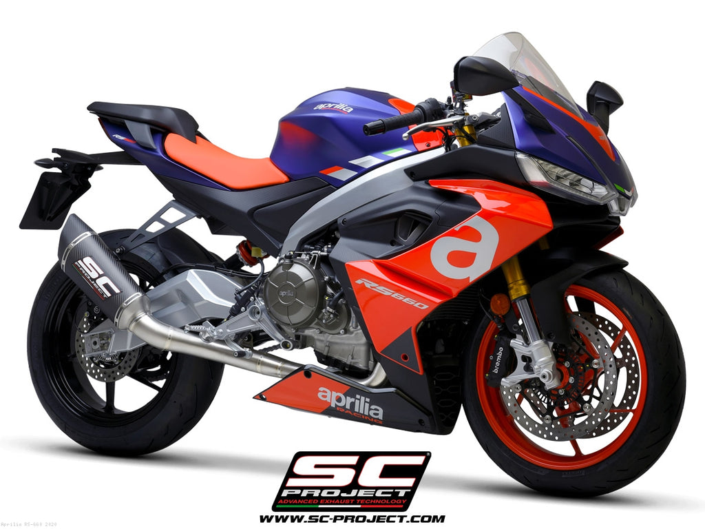 SC1-R Exhaust by SC-Project Aprilia RS 660 / Tuono 660 / 2020 to 2023 ...