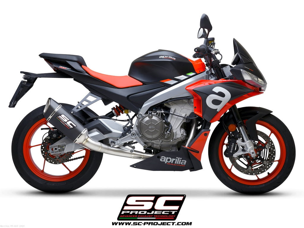 SC1-R Exhaust by SC-Project Aprilia RS 660 / Tuono 660 / 2020 to 2023 ...